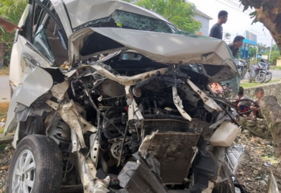 Kecelakan di Desa Beriang Tinggi: Kades Kaur Tabrak Pohon Mangga ...